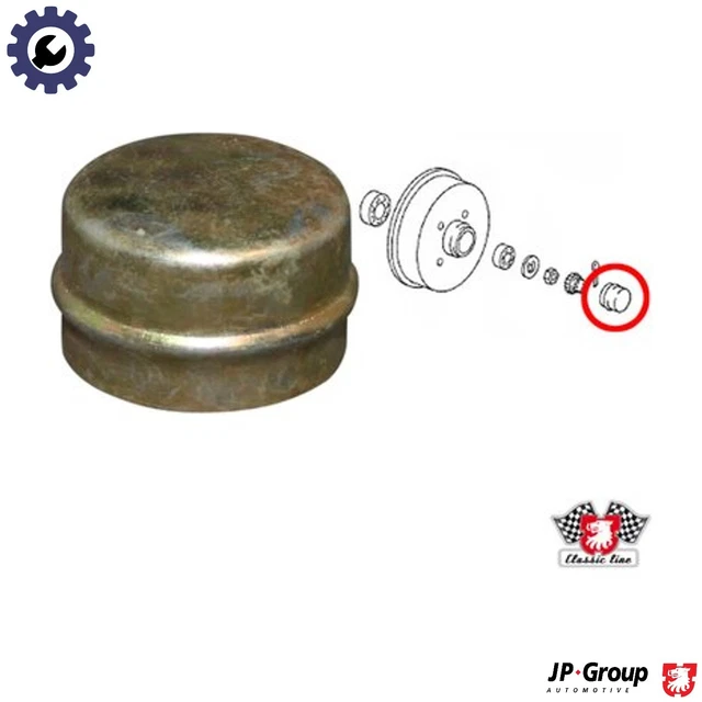 PROTECTION LID WHEEL HUB 1151450200 FOR VW SANTANA GOLF/II/Mk ...