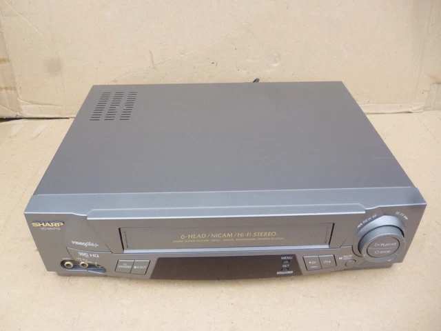 SHARP VHS VCR VC-MH713 Video Cassette Recorder Player 6 Head Stereo, No Remote £29.99 - PicClick UK