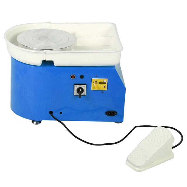 ELECTRIC POTTERY WHEEL Ceramic Machine Pedal-Controlled Ceramic DIY Kit ...