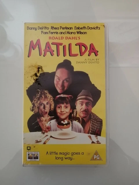 MATILDA ROALD DAHL VHS Video Collectable Danny Devito Childrens Film ...