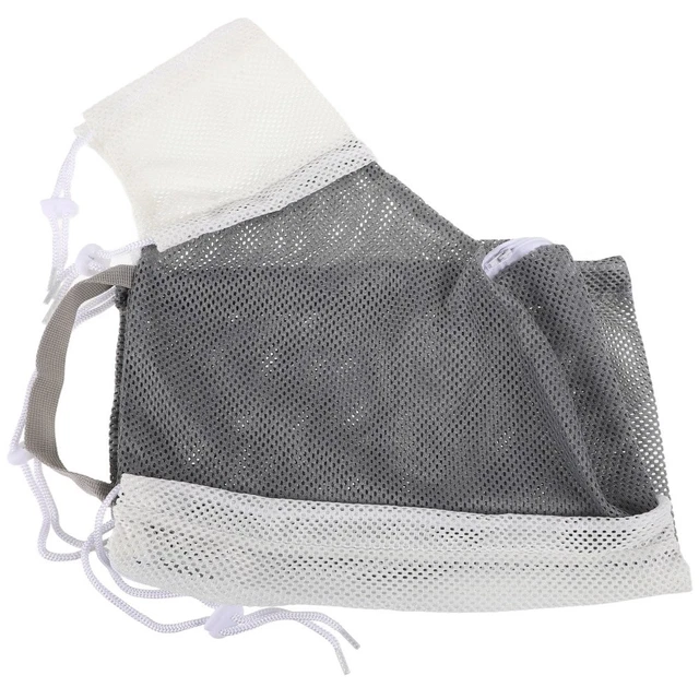CAT GROOMING BAG Cat Restraint Adjustable Bag Washing Shower Mesh Bag ...