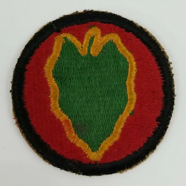 WWII U.S. ARMY 24th Infantry Division Uniform Patch £11.10 - PicClick UK