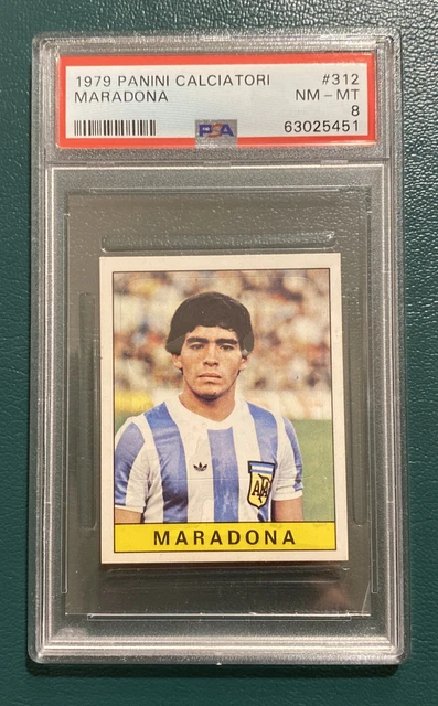 PANINI 1979 1980 Calciatori #312 Diego Maradona Argentina Rookie RC ...