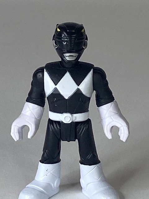 MATTEL IMAGINEXT SCG Power Rangers BLACK RANGER 3” Mini Action Figure ...