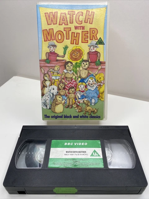 WATCH WITH MOTHER - BBC VIDEO Andy Pandy Bill Ben Weed VHS VIDEO 1950s ...