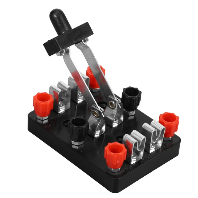 DOUBLE POLE THROW Switch Electrical Experiment Teaching Equipment for ...