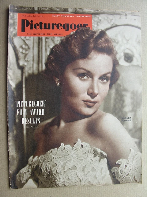 1950 PICTUREGOER MAGAZINE July 1 Errol Flynn Dane Clark Margaret ...