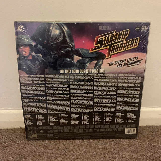 Laserdisc Starship Troopers Deluxe Widescreen Presentation Ntsc Double