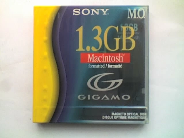 SONY REWRITABLE 3.5& 1.3Gb MAGNETO-OPTICAL DISK - MAC FORMATTED ...