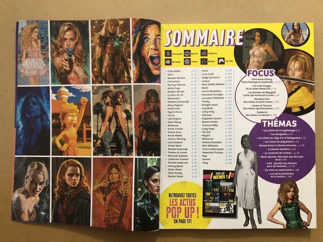 COLLECTION POP UP No 18 -Icônes de la POP culture -65 Héroïnes ...