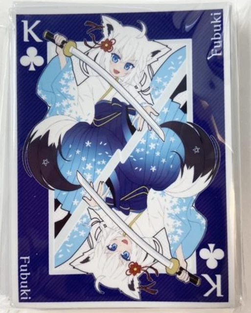 TCG HOLOLIVE VTUBER Fubuki Shirakami doujin card sleeve limited playing ...