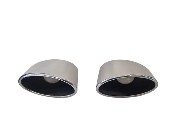 2X EXHAUST TIPS For Audi RS3 RS4 RS5 RS6 Large Oval 180X112Mm £171.16 ...