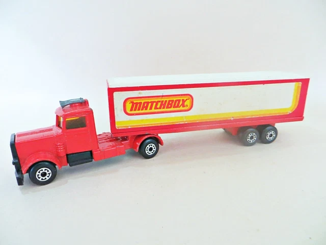 MATCHBOX (CONVOY) TP24 'Peterbilt Long-Haul Box Trailer' Complete ...