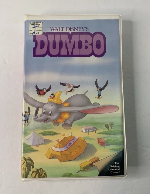 WALT DISNEY BLACK Diamond Classics 1985 Dumbo VHS - Pink Spine Black ...