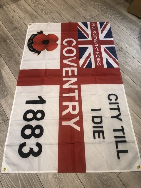 COVENTRY CITY SKY Blues CCFC Flag 5ft by 3ft - Coventry City Football ...
