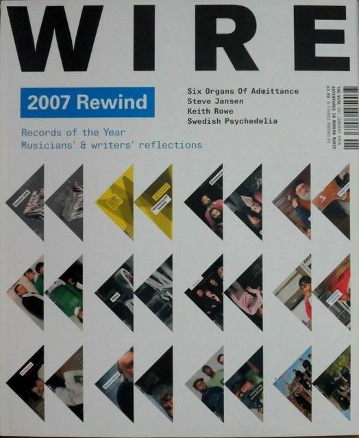 THE WIRE MAGAZINE - January 2008 - Issue 287. Cover: 2007 Rewind EUR 9 ...