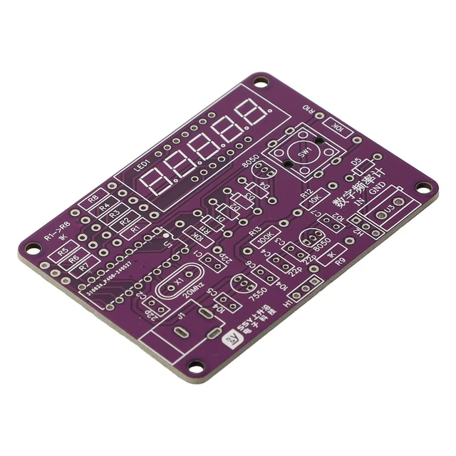 DIY FREQUENCY METER Kit with Acrylic Case and Automatic Range ...