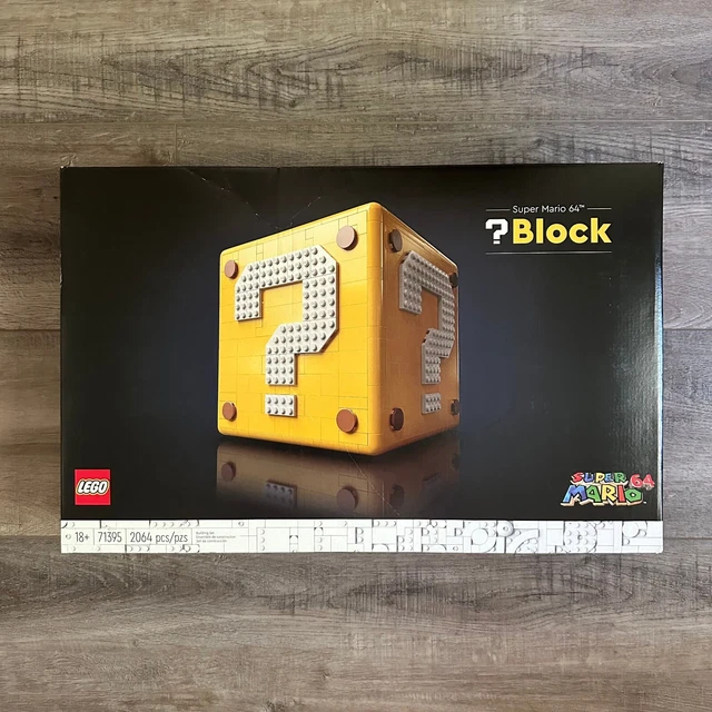 LEGO 71395 SUPER Mario 64 Question Mark Block BRAND NEW £128.68 ...