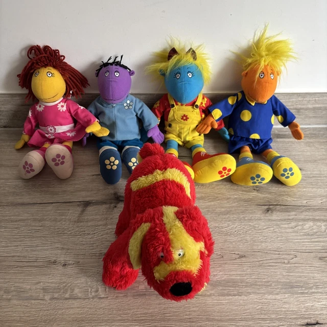 HASBRO 1999 CBEEBIES Tweenies 14 Zoll Plüsch-Set - Milo Jake Fizz ...
