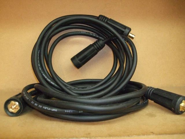 HEAVY DUTY MANUAL Metal Arc Welding Lead extensions x 5 metre set £76. ...