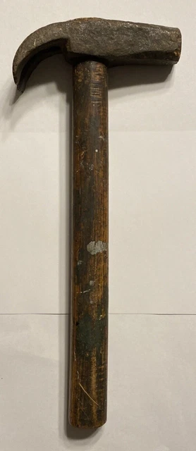 ANTIQUE 1800S 19TH Century Blacksmith Forged Claw Hammer Carpenter ...