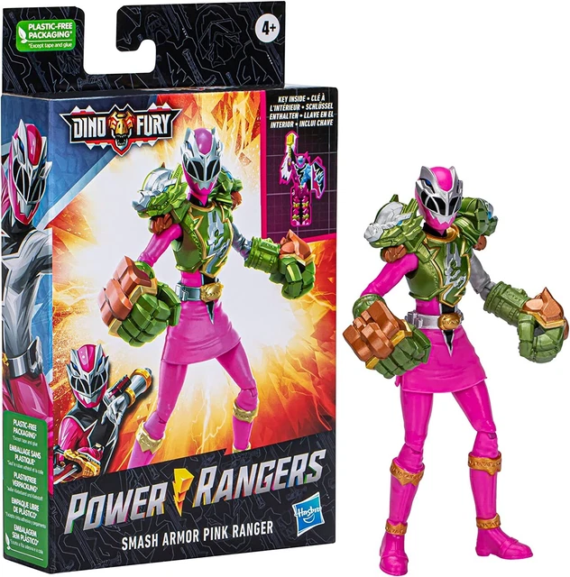 POWER RANGERS DINO Fury Smash Armor Pink Ranger, 6-Inch Action Figures ...