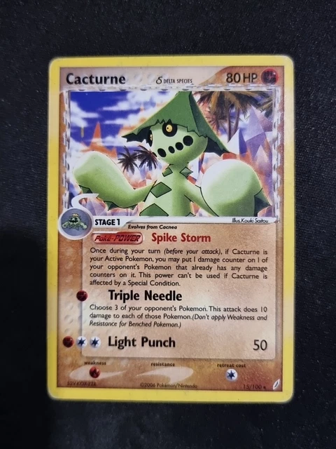 CARTE POKÉMON - Cacturne - Esp Delta - 15/100 - EX - Gardiens de ...