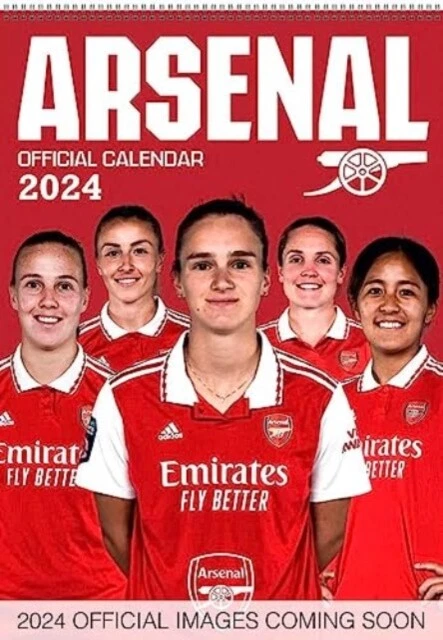 ARSENAL FC 2024 A3 Wall Calendar - New Calendar - B300z £12.76 ...