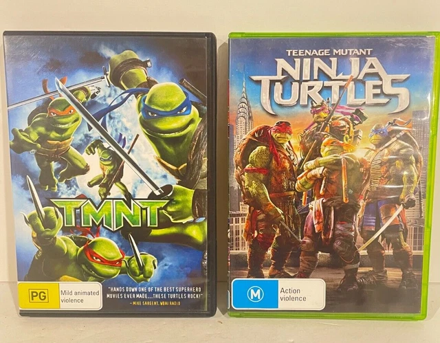 2 X TMNT - Teenage Mutant Ninja Turtles (DVD, 2007) Region 4 PAL $10.00 ...