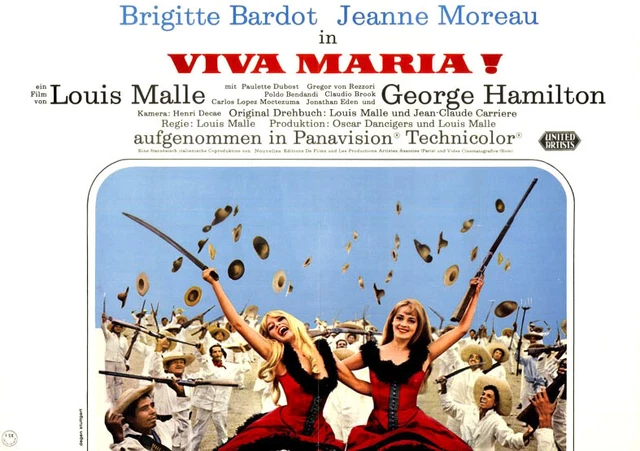 VIVA MARIA! ORIGINAL A0 Kinoplakat Louis Malle / Brigitte Bardot ...