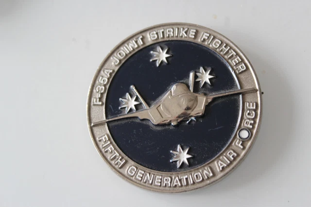ROYAL AUSTRALIAN AIR Force F-35A Joint Strike Fighter Challenge Coin ...