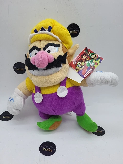 NINTENDO GOSH UK 2008 Super Mario Bros.Wario Plush Soft Toy Approx 9 ...