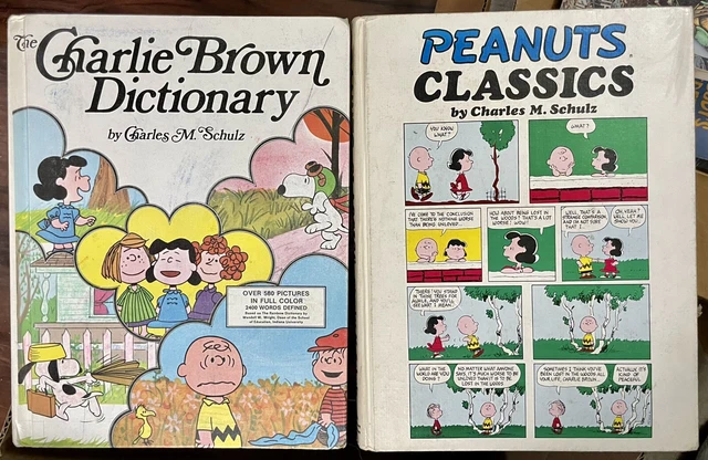 PEANUTS BOOKS: PEANUTS Classics and Charlie Brown Dictionary , HC ...