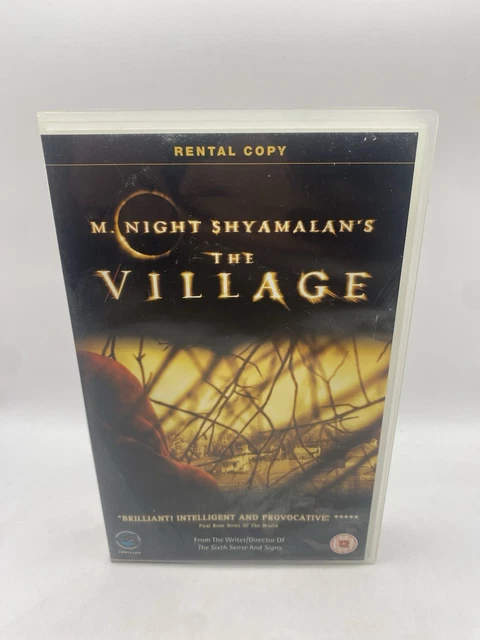 M. NIGHT SHYAMALAN'S The Village (Big Box Ex-Rental Copy ) On VHS Video ...
