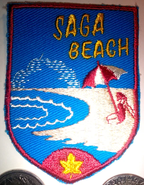 1960S-70S SAGA BEACH Ontario Canada Patch Badge Crest $24.00 - PicClick CA