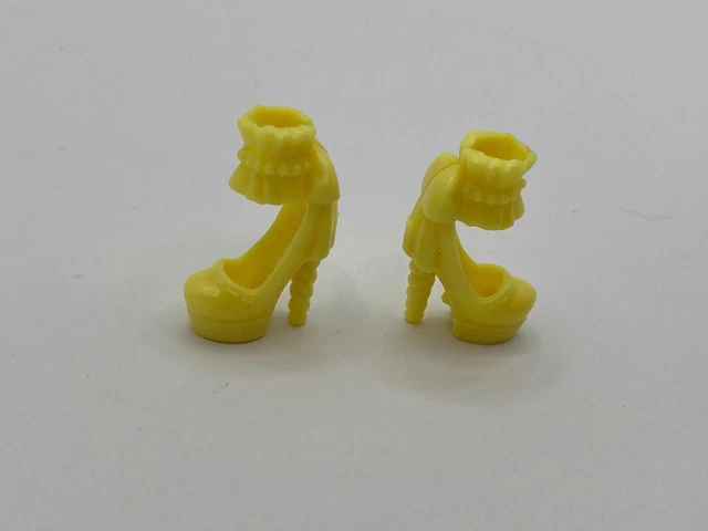 BARBIE DOLL FASHIONISTA Yellow High Heeled Shoes £4.38 - PicClick UK