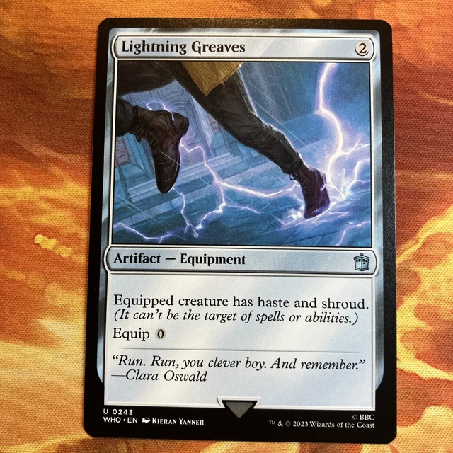 MTG LIGHTNING GREAVES Universes Beyond: Doctor Who Near-Mint!! EUR 4,65 ...