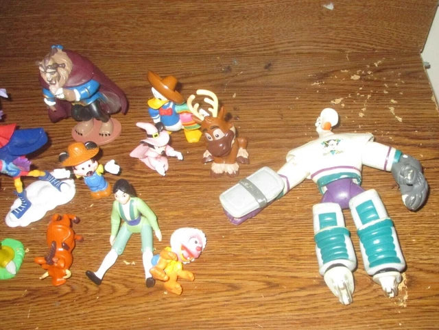 LOT OF 14 Disney Mixed PVC Figures plus 2 action figures $32.24 ...