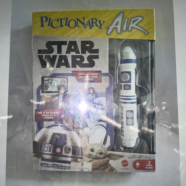 MATTEL PICTIONARY AIR Star Wars Family Drawing Game Brand New In Box £5 ...