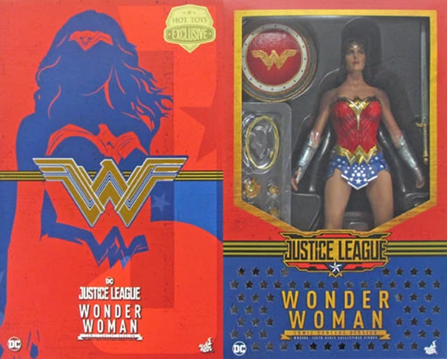 HOT TOYS WONDER Woman Cómic Color Traje Versión Liga de la Justicia ...
