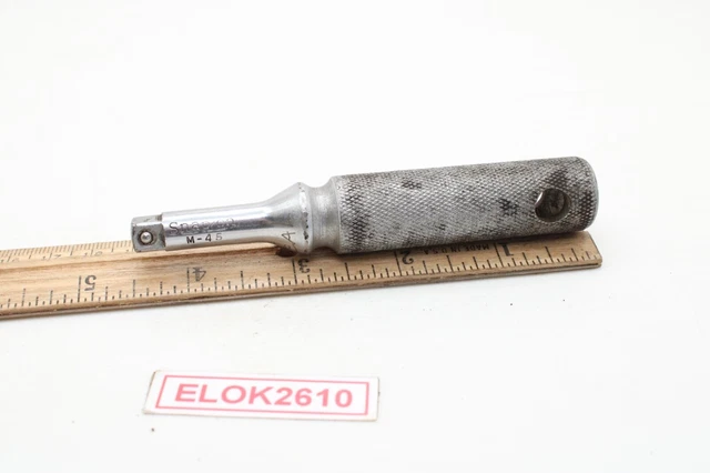 Rare Vintage 1940s Snap On M 45 932 Midget Socket Driver Handle Old