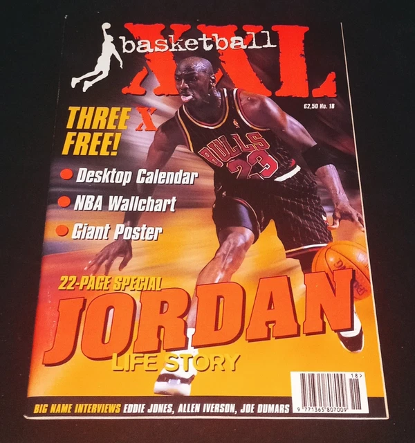 MICHAEL JORDAN RARE 1997 Basketball XXL United Kingdom Magazine Chicago ...