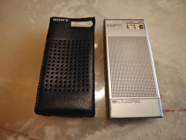 SONY ICF-M10W FM/AM Radio 14 Transistor MADE IN JAPAN Radio de bolsillo ...