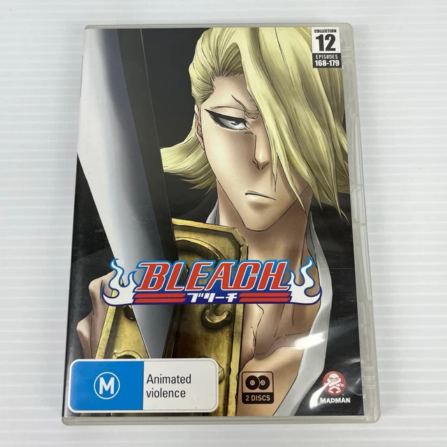 BLEACH COLLECTION 12 (Episodes 168-179) DVD 2-Disc Set Region 4 Madman ...