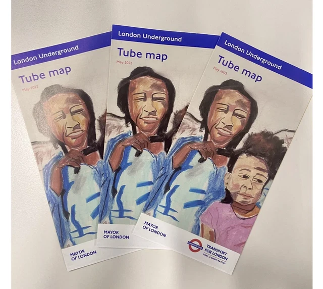 LONDON UNDERGROUND TUBE Map - NEW May 2022 TFL - 3 Pack Elizabeth Line ...