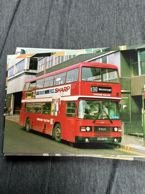CLASSIC BUS PHOTO Leyland Olympian A655 OCX yorkshire Traction £0.99 ...