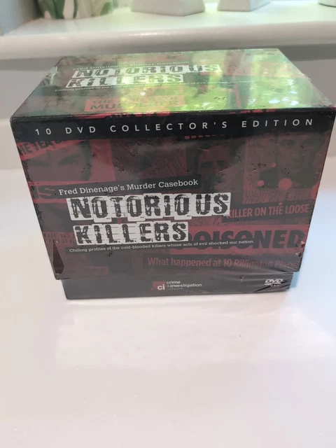 NOTORIOUS KILLERS FRED Dinenage's Murder Casebook DVD Box Set ...