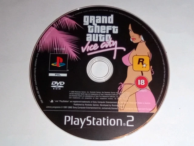 GRAND THEFT AUTO Vice City SONY PLAYSTATION 2 PS2 DISC ONLY £5.91 ...