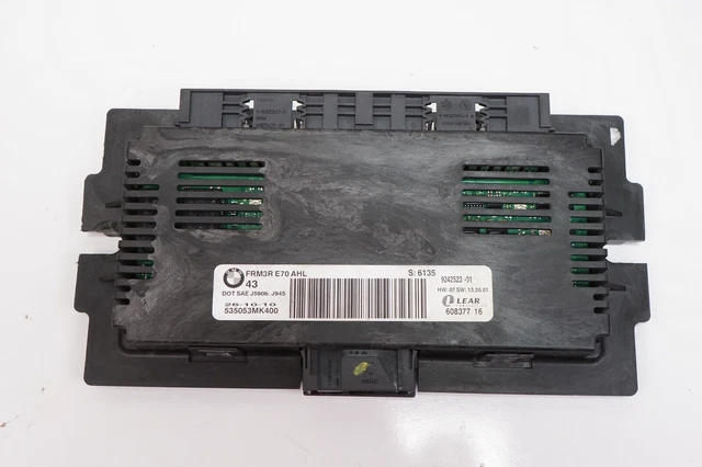 BMW X5 X6 Footwell Headlight Control Module FRM3R OEM 2007 - 2014 $249. ...