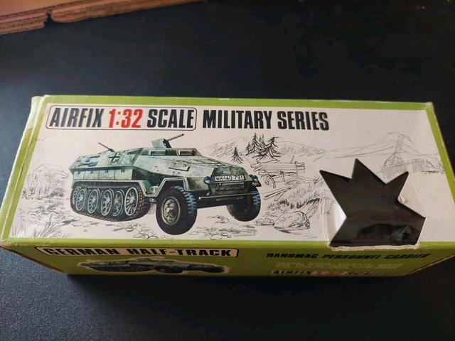 VINTAGE AIRFIX 1/32 Scale Military Series German Half Track £12.50 ...